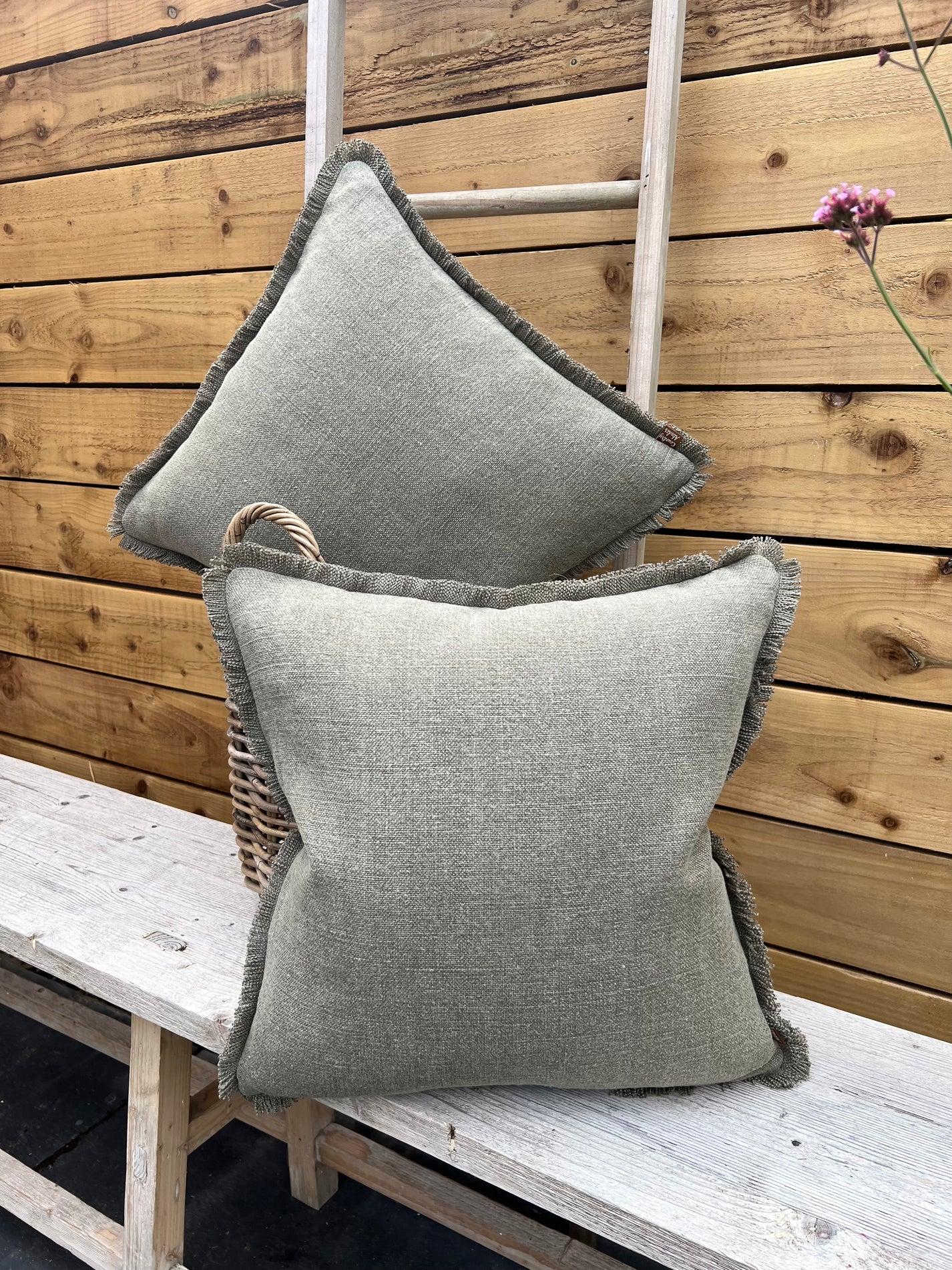 Neptune Chloe Fringed Cushion – Country Abodes