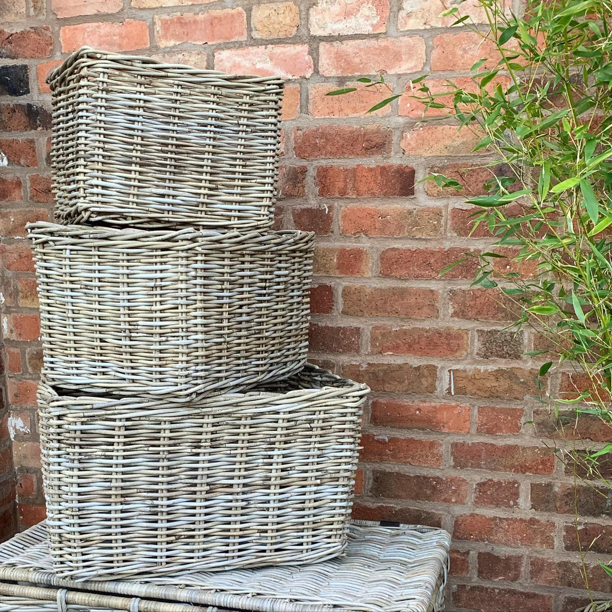 Rectangle Wicker Baskets – Country Abodes