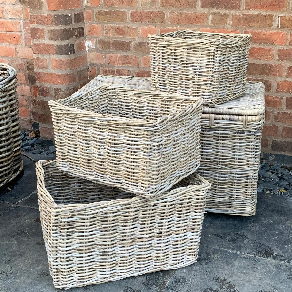 Rectangle Wicker Baskets – Country Abodes